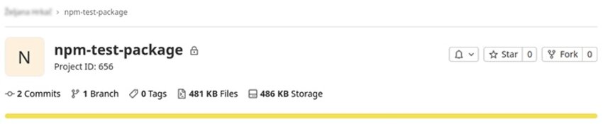 How to create a private npm package on GitLab