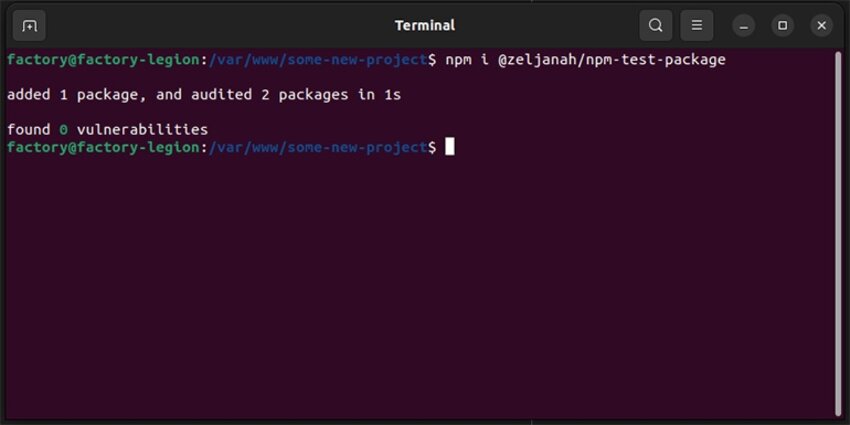 How to create a private npm package on GitLab