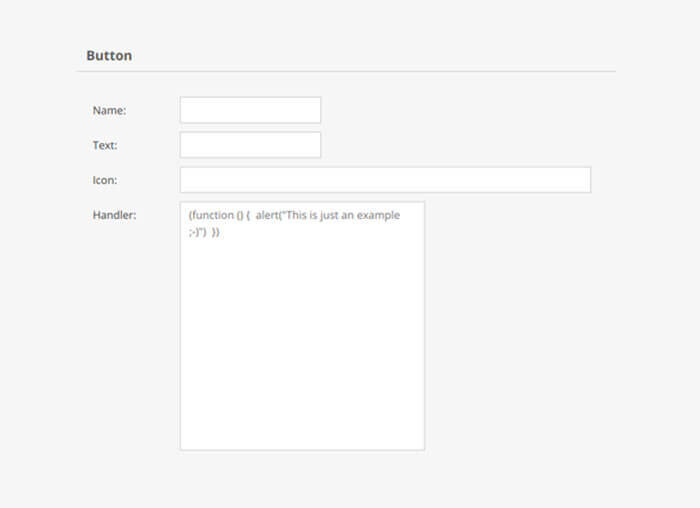 Triggering JS Code in the External File via Button Layout Component
